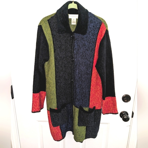 Susan Bristol | Sweaters | Vintage Susan Bristol Color Block Long Knit ...